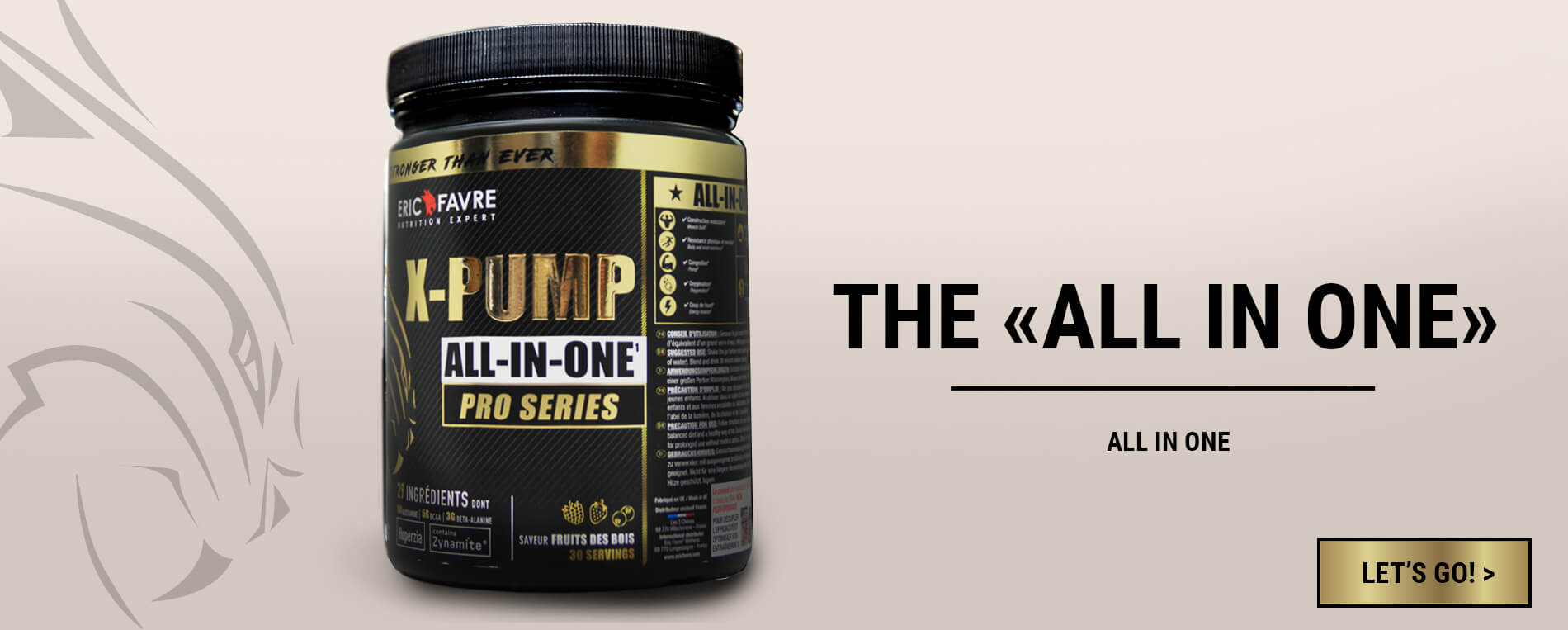 Eric Favre E-Store offers a range of products from NUTRITION